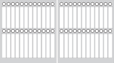 Double Custom Gate Designs.