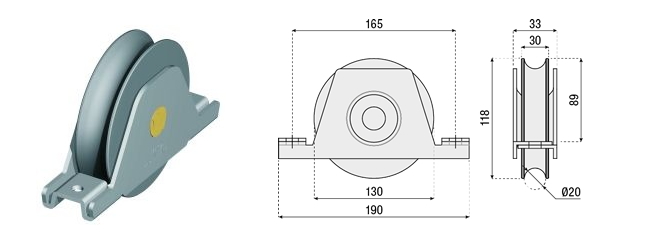 Automatic Gate Sliding Gate Wheels